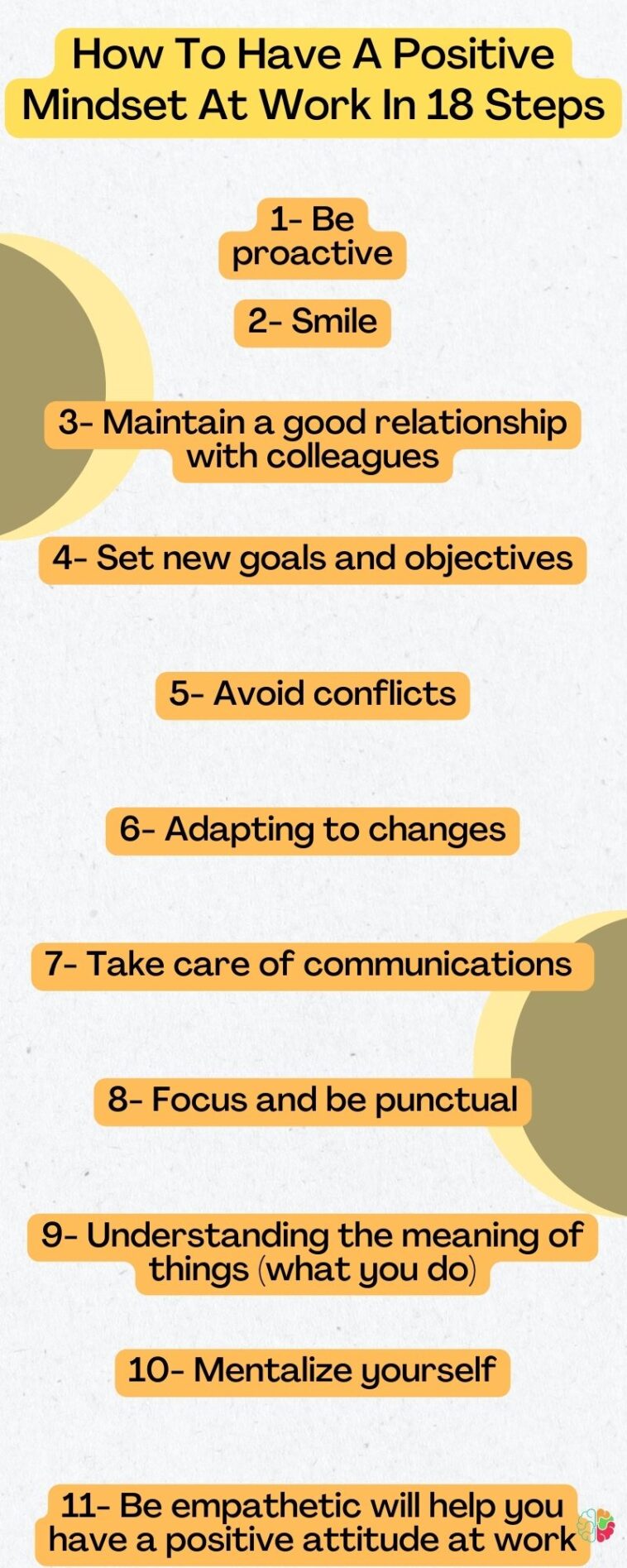 How To Have A Positive Mindset At Work In 18 Steps 🧠