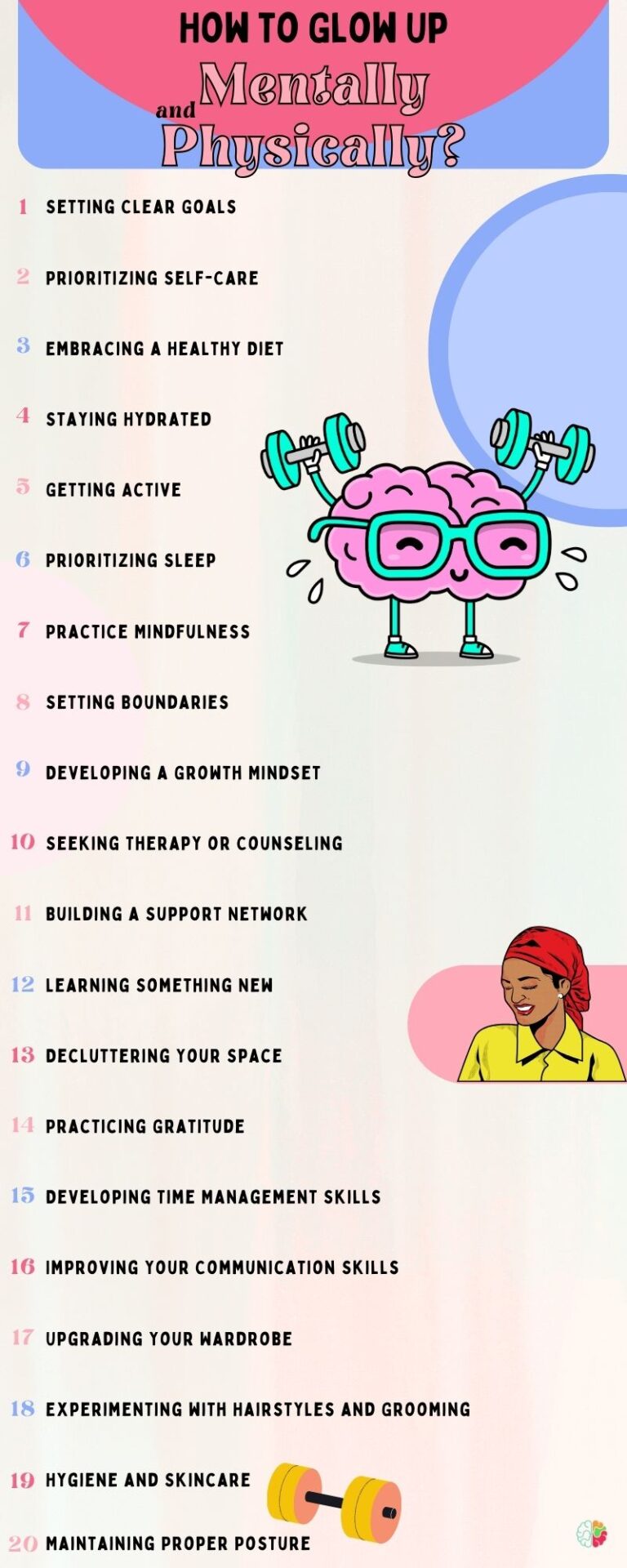 How to Glow Up Mentally and physically: Top 25 Ways [2024] - Mindsetopia